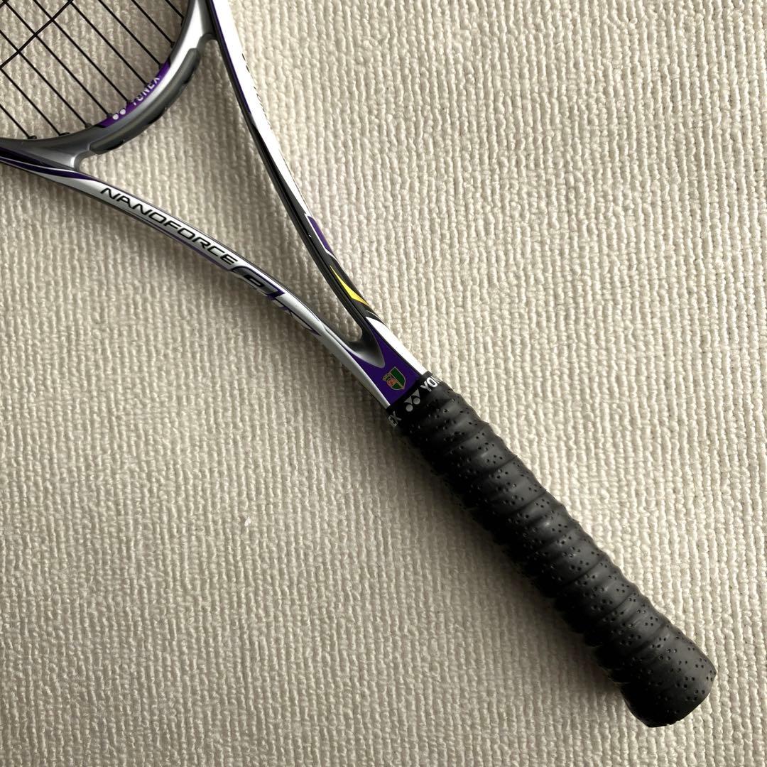 【希少廃盤】YONEX NANOFORCE 8V ソフトテニス ラケット 紫
