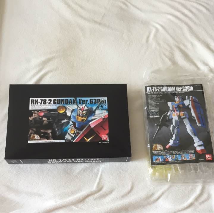 ガンダム30周年  限定スケルトンプラモデル