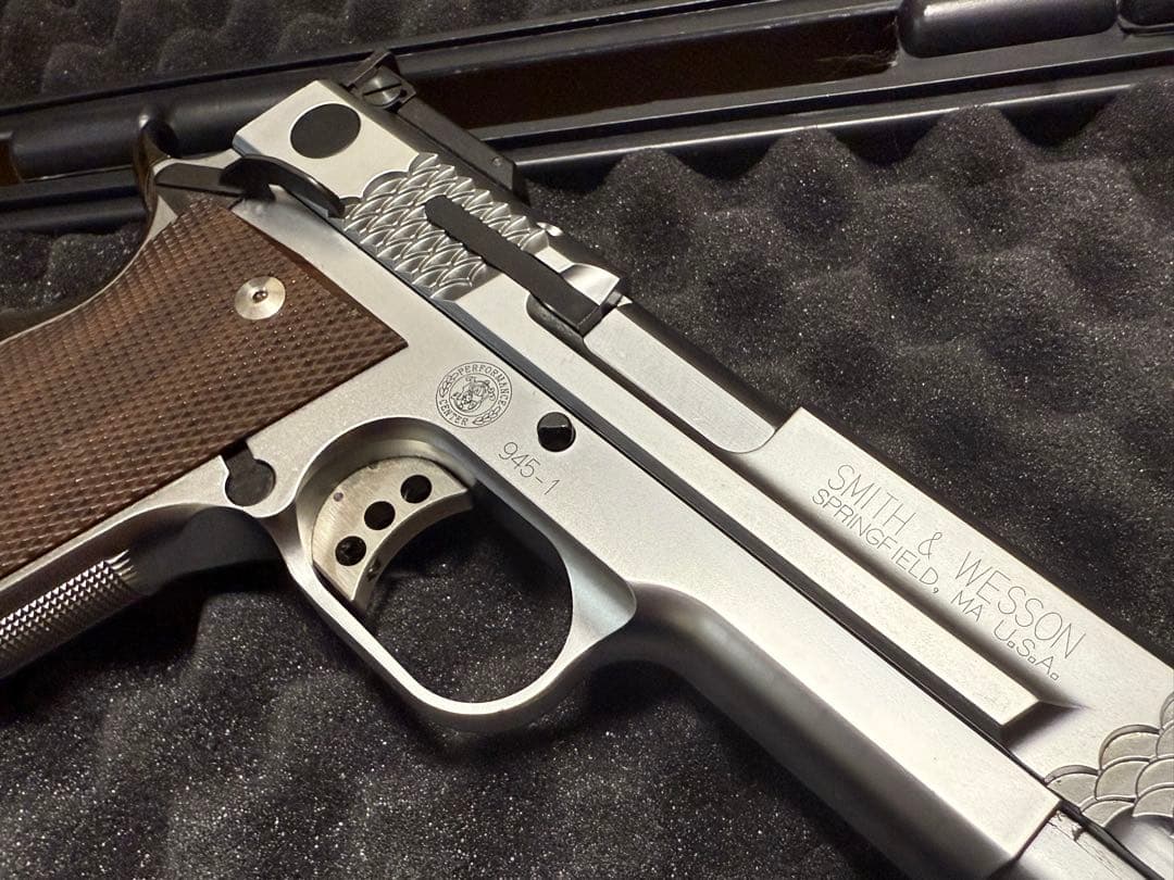 美品 KSC S&W M945 ステンレスシルバーモデル JASG安全基準適合