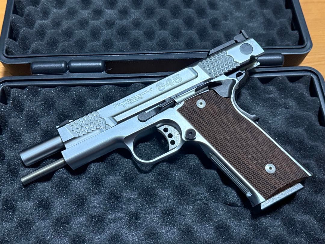 美品 KSC S&W M945 ステンレスシルバーモデル JASG安全基準適合