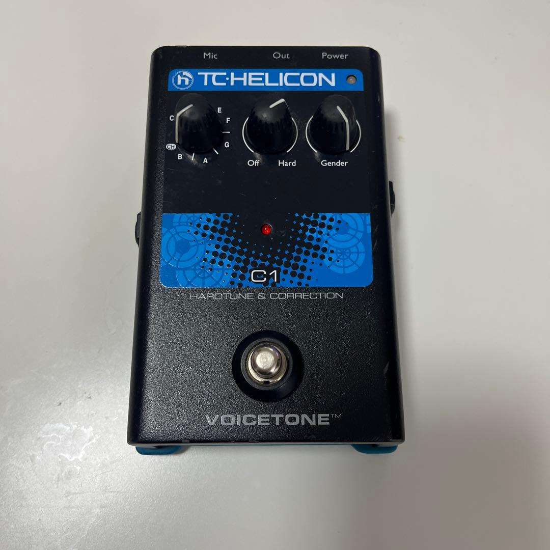 TC-Helicon VOICETONE C1ボーカルエフェクター箱動作確認無し