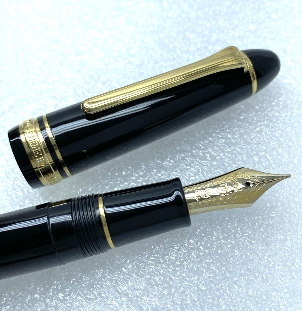 美品 SAILOR 1911 FOUNDED 21K H-M 万年筆 ブラック