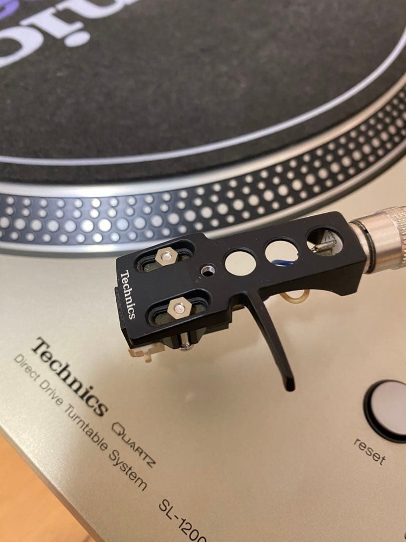 Technics SL1200 MK3D ヘッドシェル、カートリッジ、針付き
