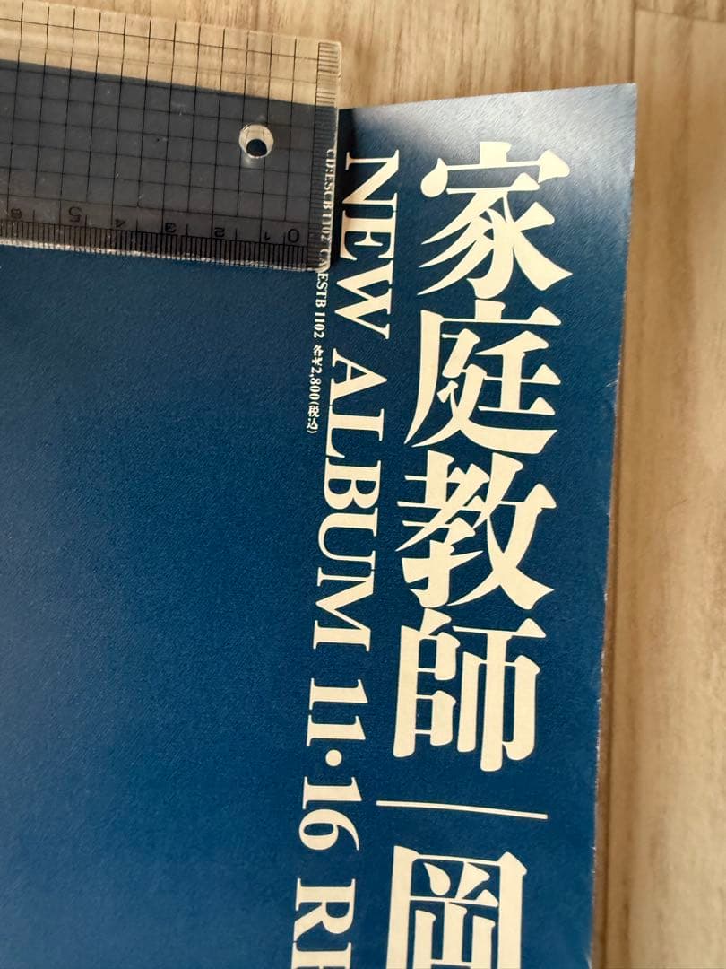 岡村靖幸　家庭教師　告知ポスター　レア品　岡村ちゃん　靖幸　おかむらやすゆき