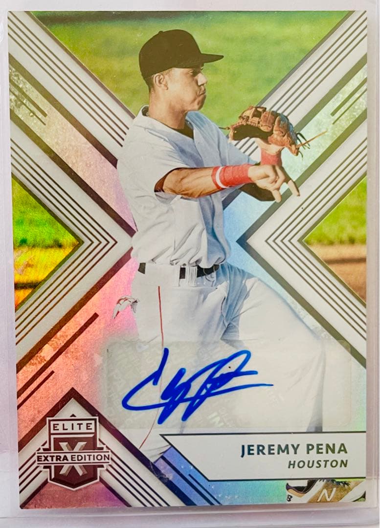 Jeremy Pena 直筆サイン　auto 2018 Panini WBC