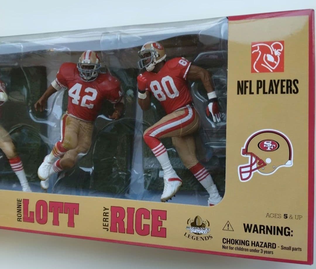 (未開封品)マクファーレンNFL 49ersフィギュア 3-Pack モンタナ他