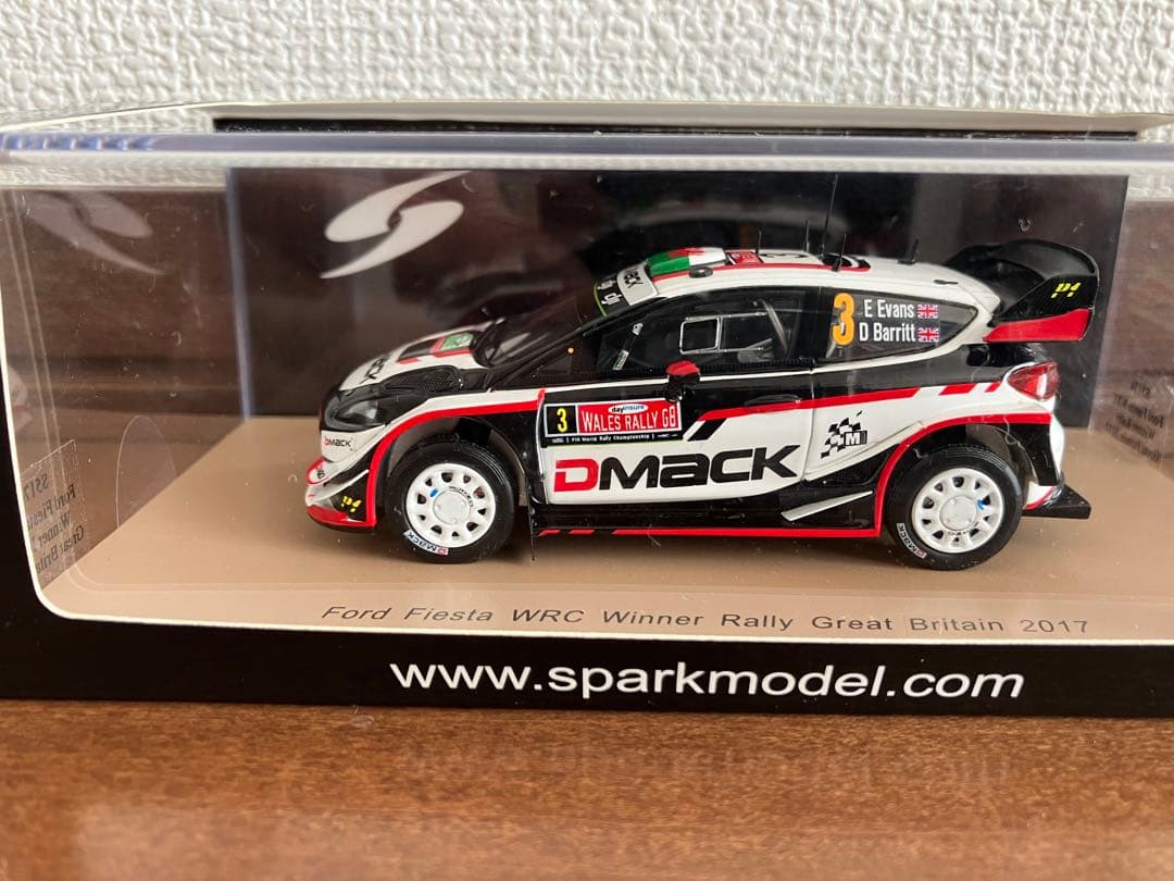 1/43 Ford Fiesta WRC 2017 E.エバンス 優勝マシン