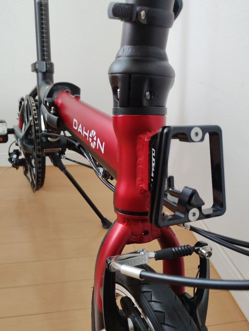 超美品 DAHON K3 2024年購入 レッド/ブラック おまけ付き