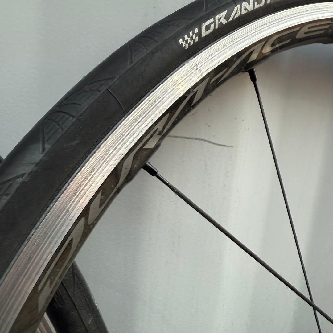 トビウオ　ホイール前後セット Dura-Ace C24 WH-R9000