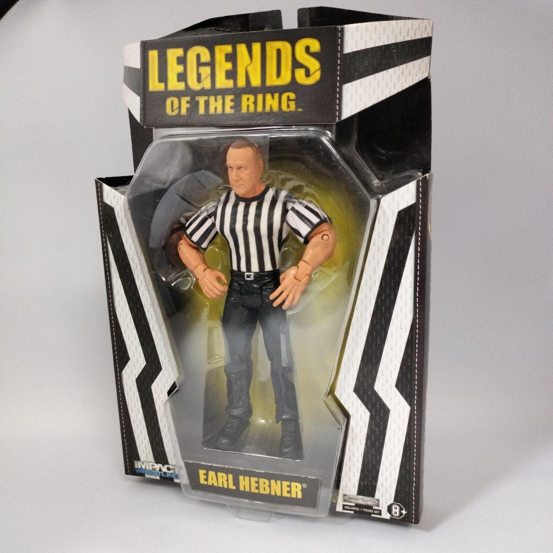 未開封　TNA　アール・ヘブナー　レフェリー　フィギュア　Earl Hebner