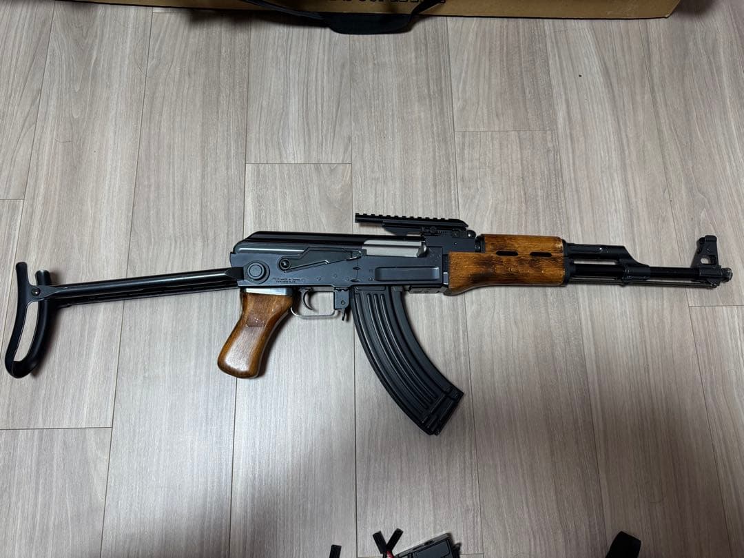 AK47M 電動ガン 予備マガジン　ケース　レッドサイト