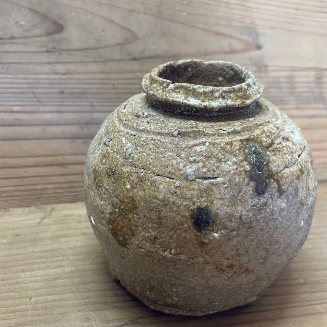 杉本貞光　掛け花入れ【m1203 花瓶　骨董　茶道　茶道具　花道　レトロ 壺 】