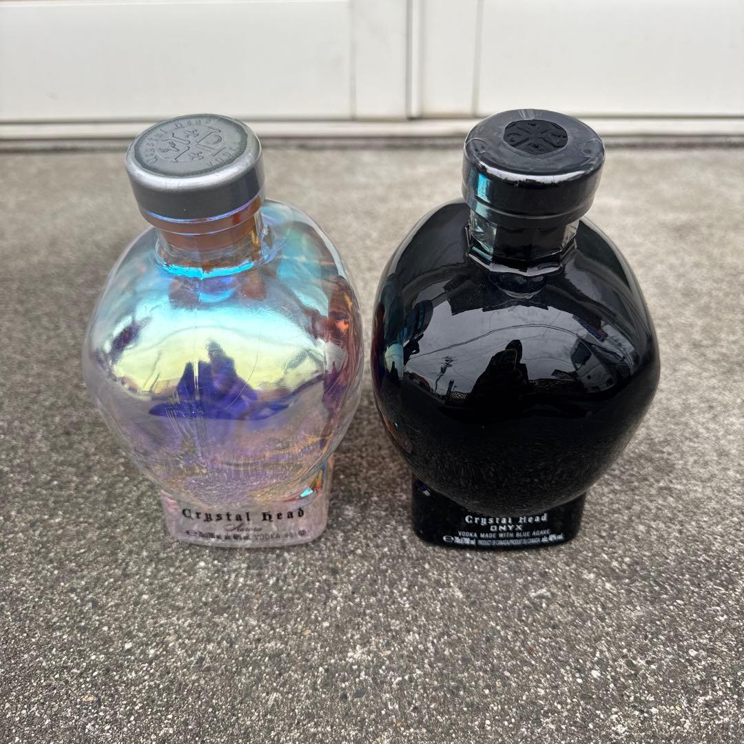 Crystal Head スカルボトル 2本セット