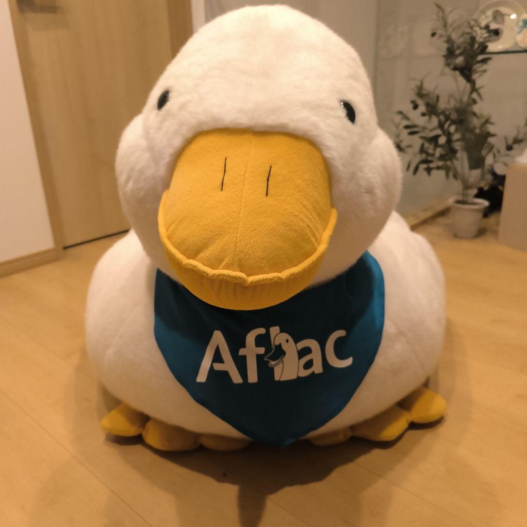 非売品　アフラック　ぬいぐるみ　特大 美品　アヒル　Aflac