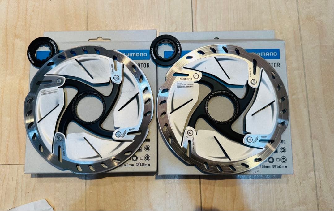 SHIMANO ディスクブレーキローター 160mm 2枚 SM-RT800S