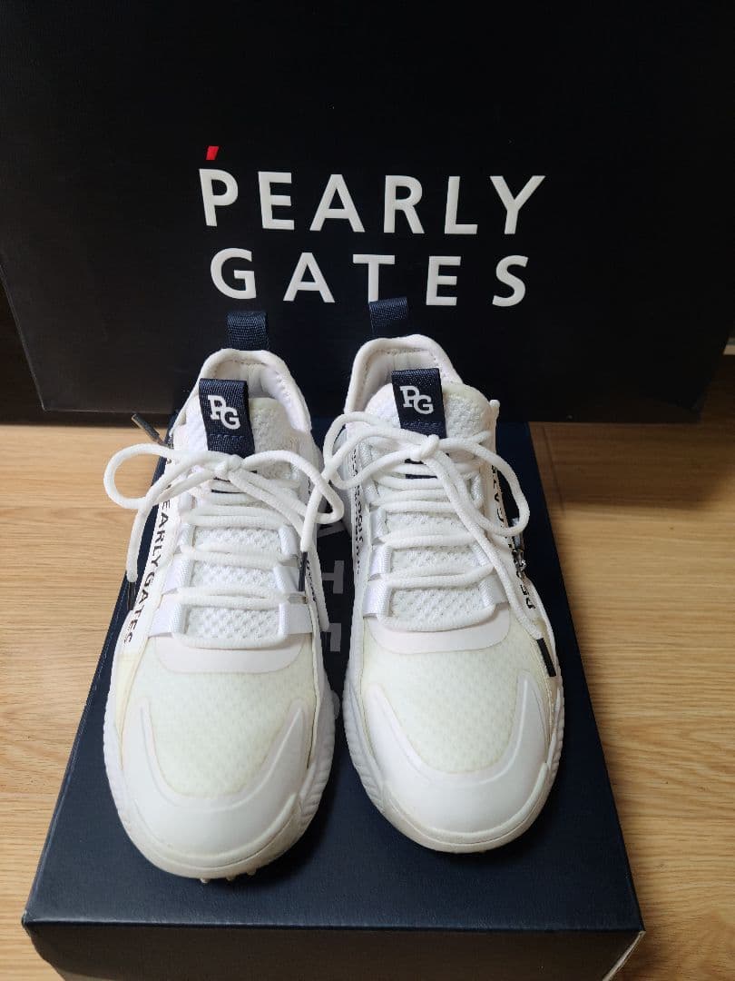 PEARLY GATES ホワイト スポーツシューズ