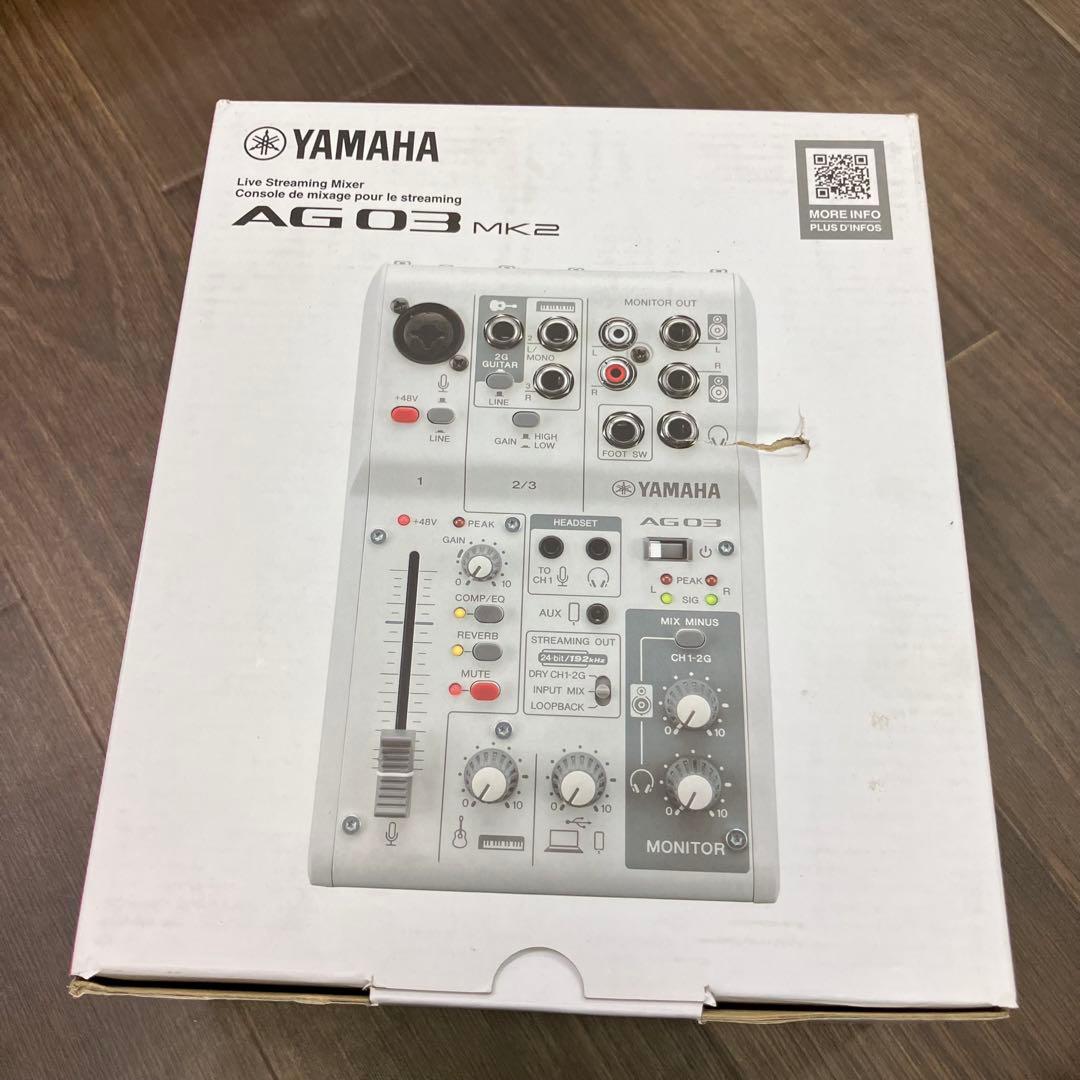 YAMAHA AG03 MK2 ミキサー 【6482258b】