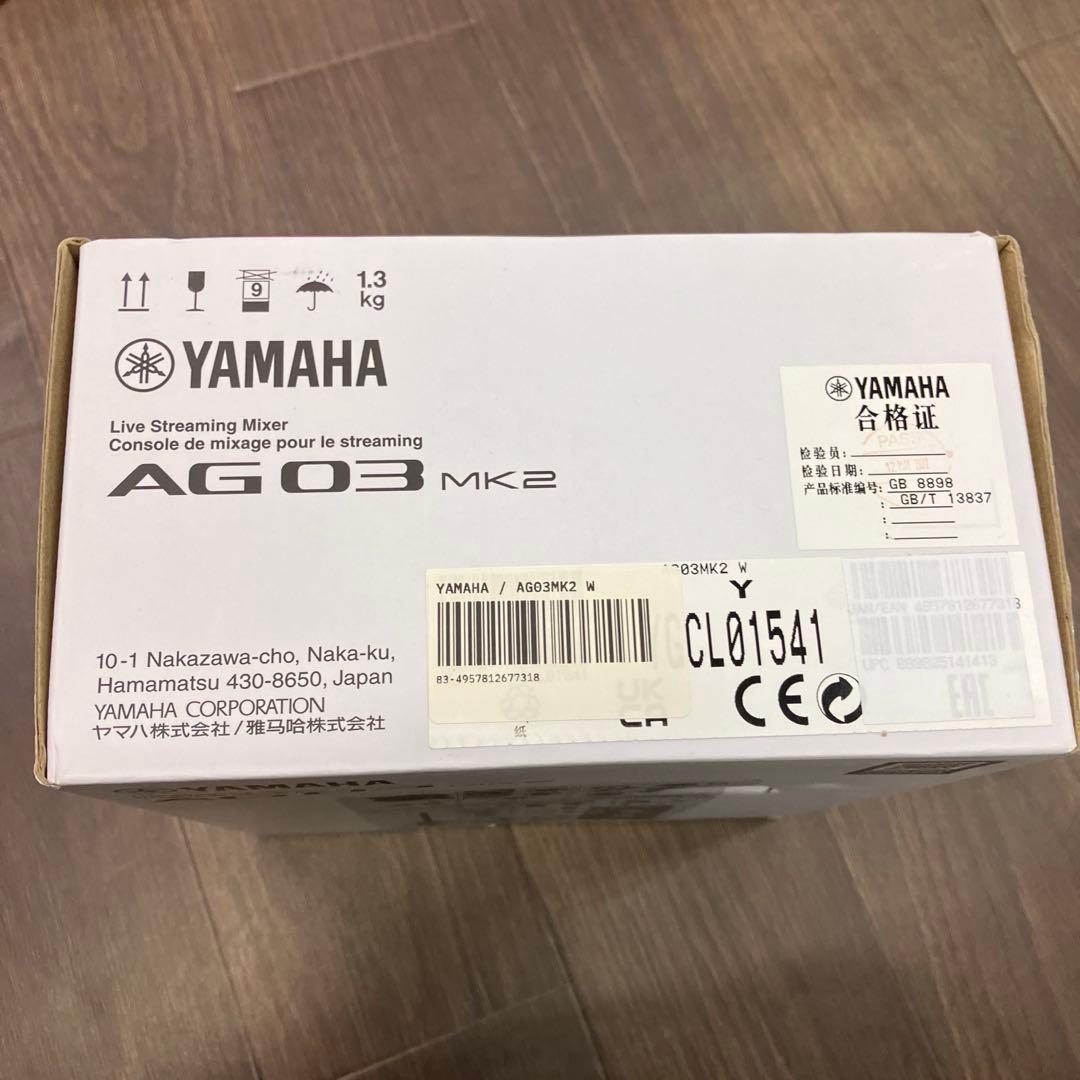 YAMAHA AG03 MK2 ミキサー 【6482258b】