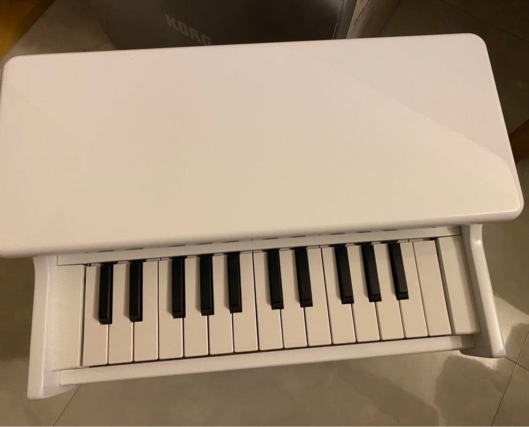 【レア♡生産終了】KORG tinypiano 25鍵 ホワイト WH