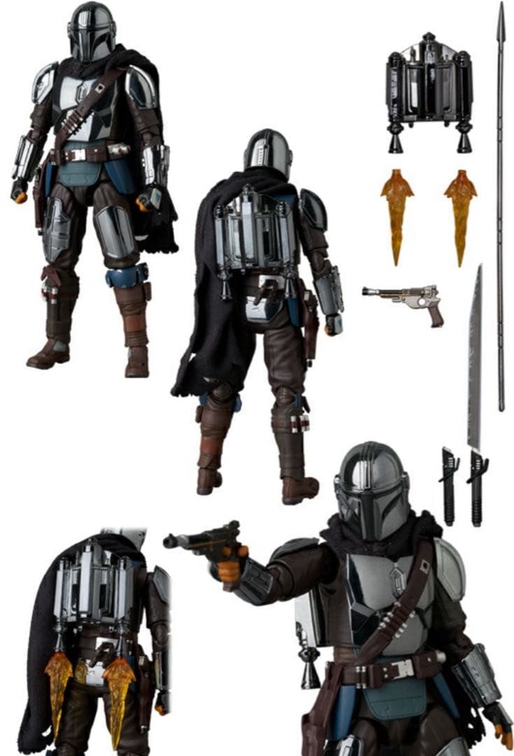 新品 マフェックス No.256 THE MANDALORIAN CHROME