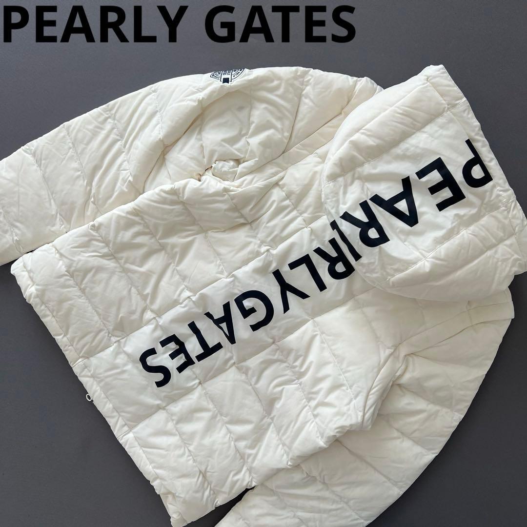 PEARLY GATES パーリーゲイツ　ダウンジャケット　ロゴ　メンズ　中綿