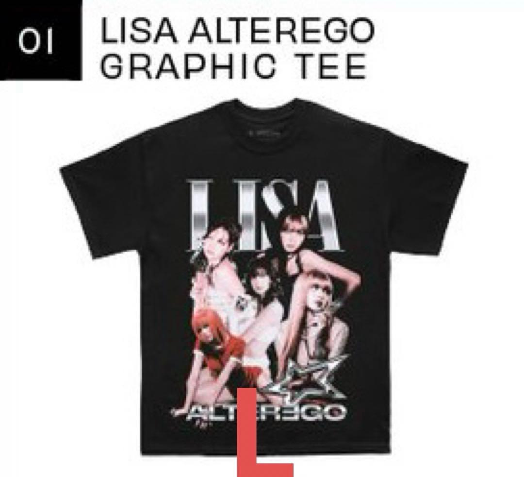 限定 BLACKPINK LISA ALTEREGO GRAPHIC TEE