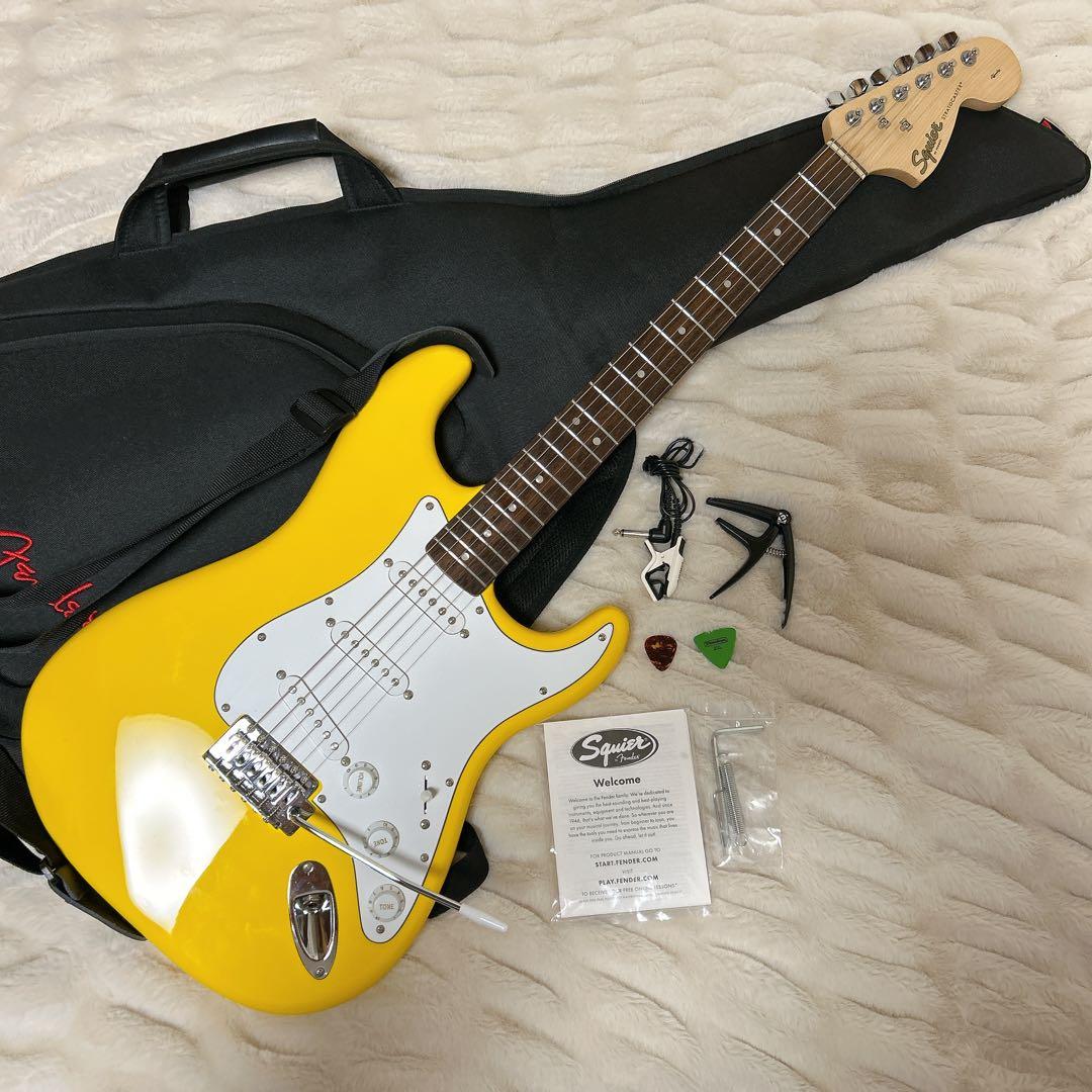 Squier Affinity Stratocaster エレキギター イエロー