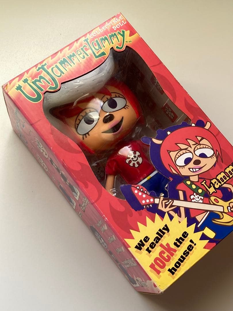 未使用 ウンジャマラミー　Lammy フィギュア パラッパラッパー