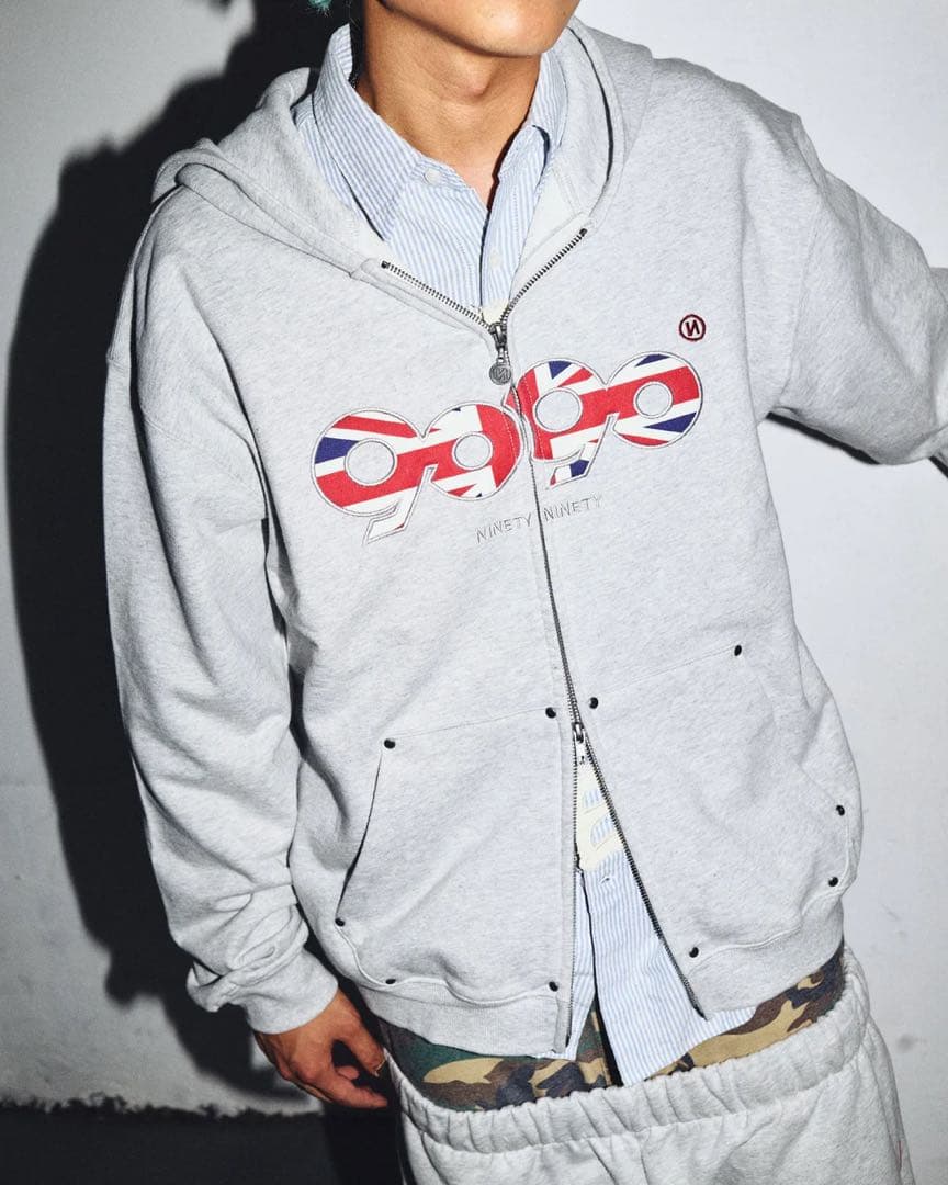 ウェア 9090 OG Logo Assort Zip Hoodie
