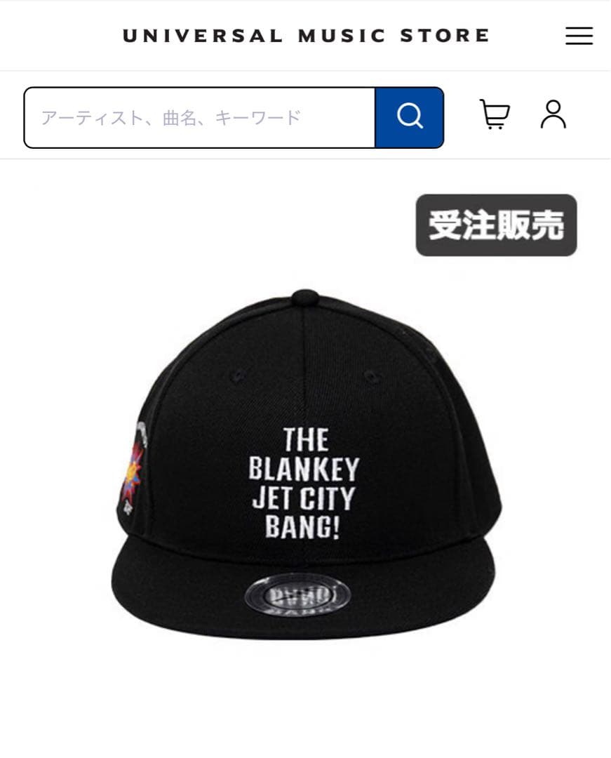 完売レア！ ブランキージェットシティ 「BANG! 」キャップ 新品