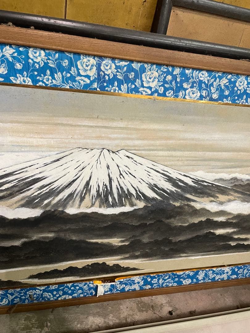 扁額　富士山