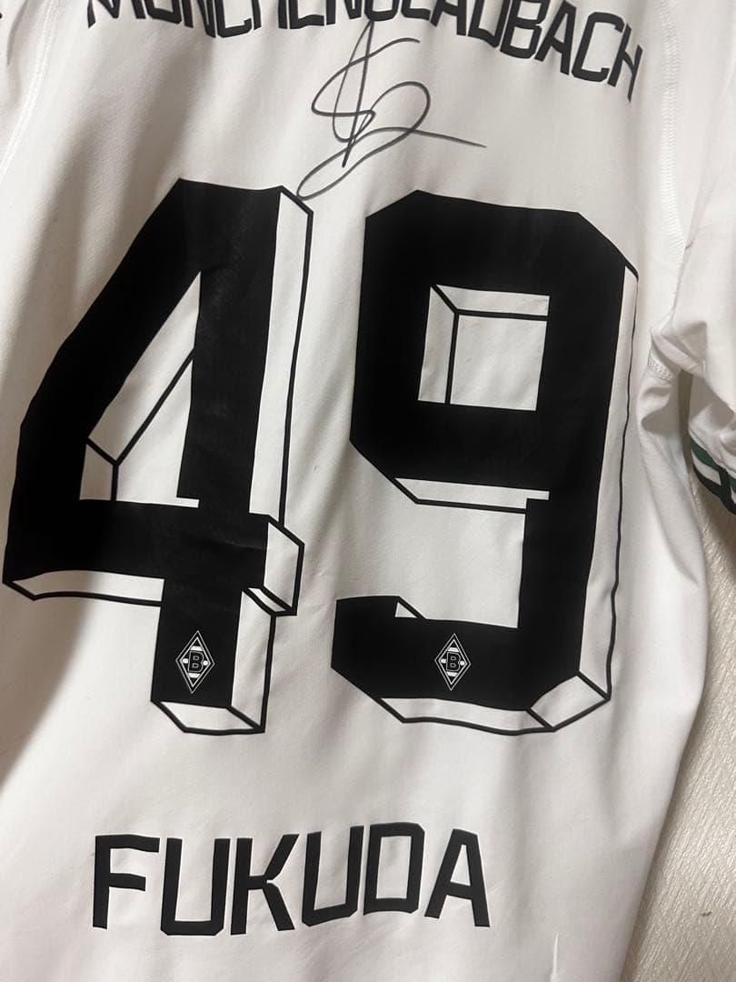 福田師王　実使用　サイン入り　ユニフォーム　match worn shirt