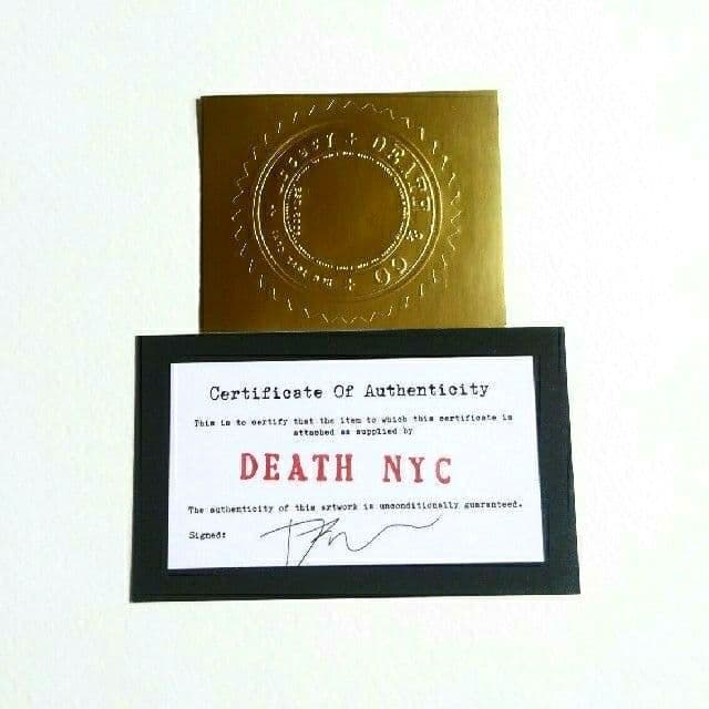 DEATH NYC　スヌーピー　アートポスター　極美品／未使用　No.25