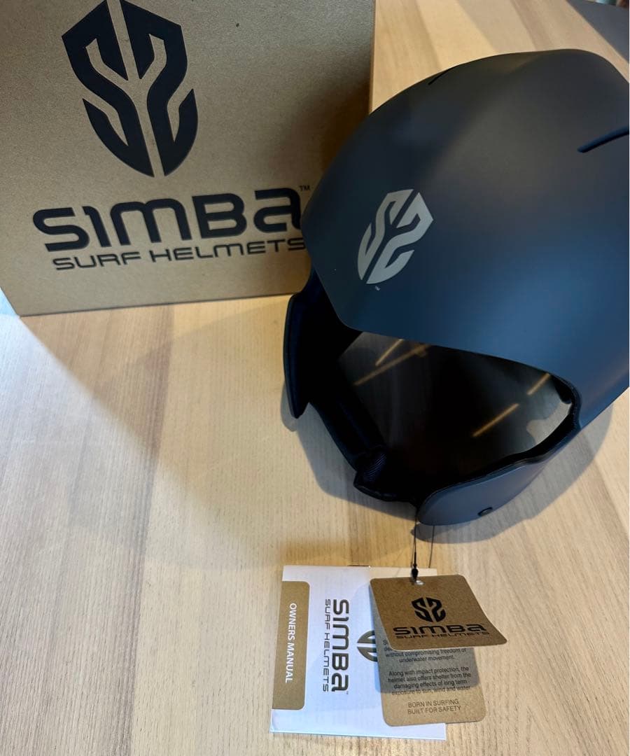 サーフィン・ボディボード Simba surf helmet - Black - Size S