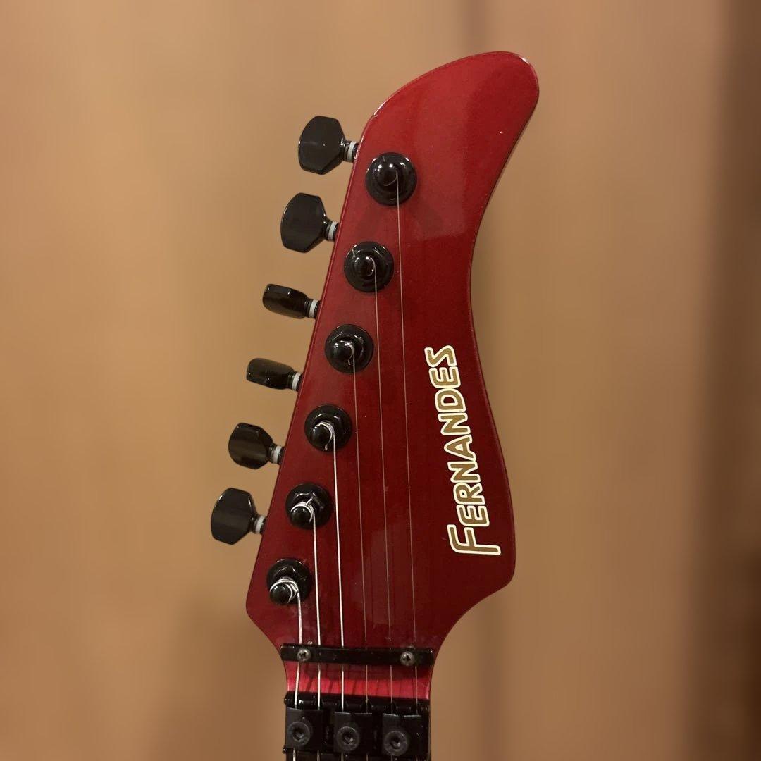 金ロゴ FERNANDES FR-55 アクティブ トレモロアーム・ケース付