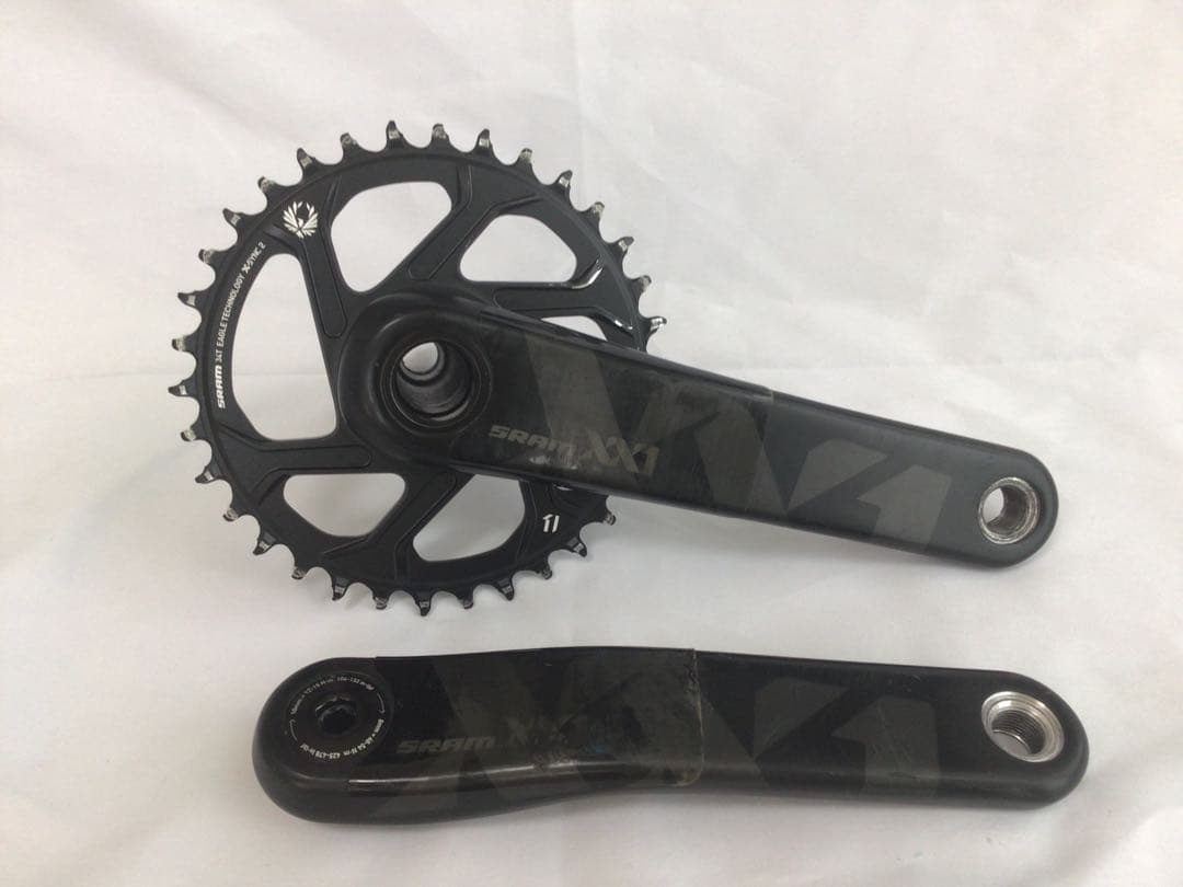 SRAM カーボンクランク XX1(170mm・34T・GXP規格)