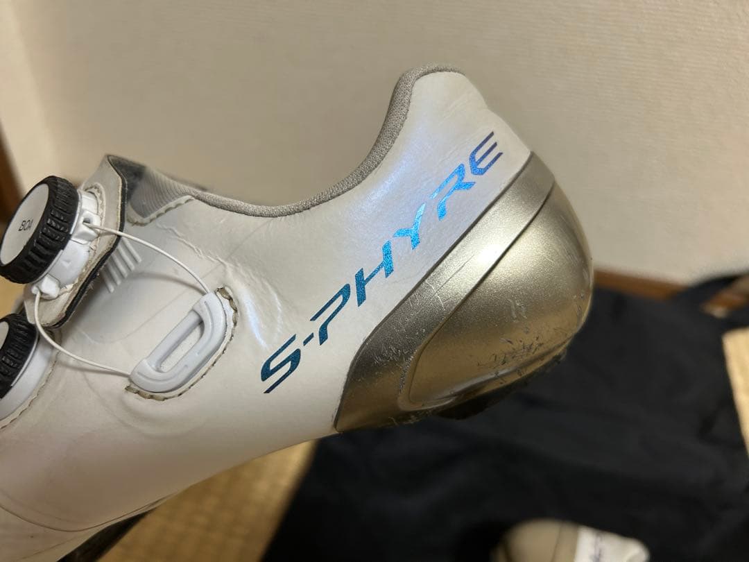 Shimano S-phyre ホワイト41.5 ワイド
