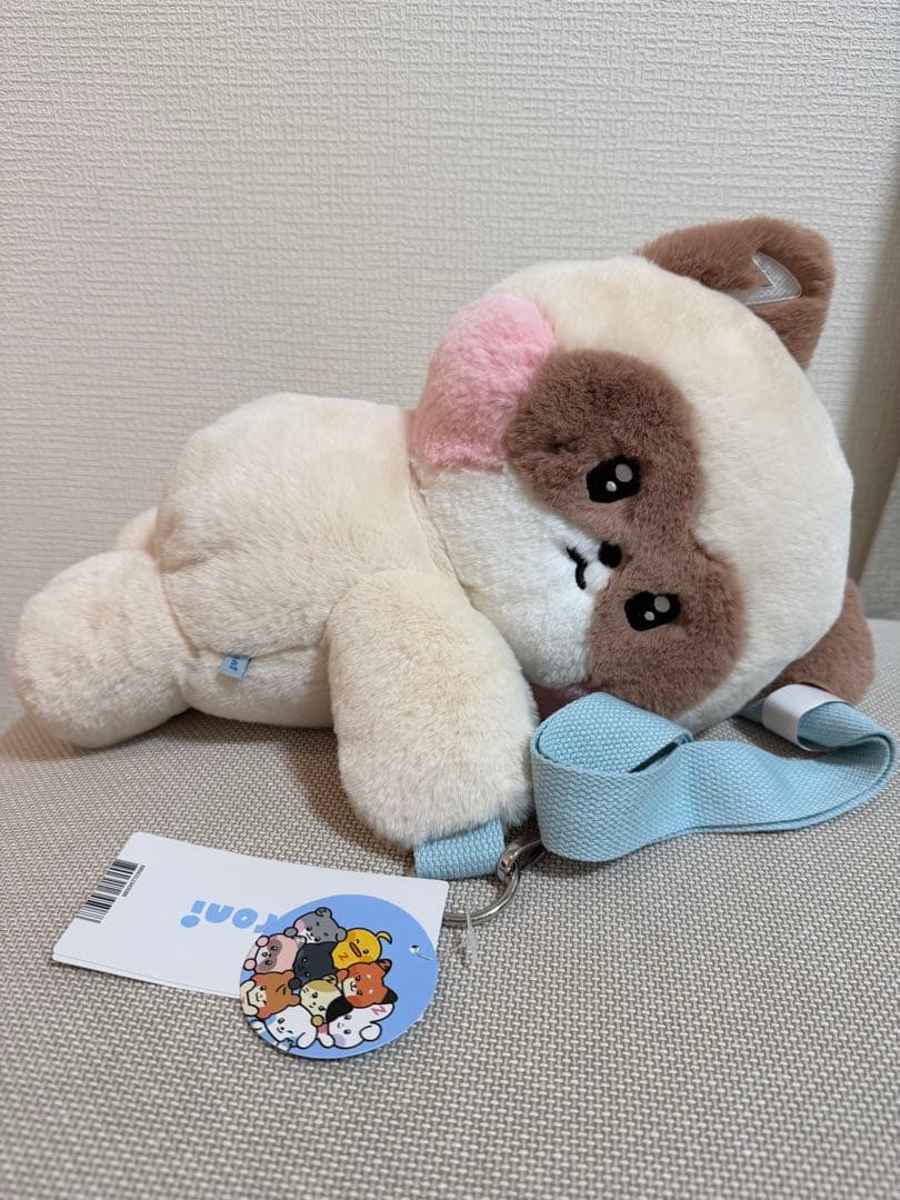 zeroni hanini ぬいぐるみバッグ　ミディアムぬいぐるみ