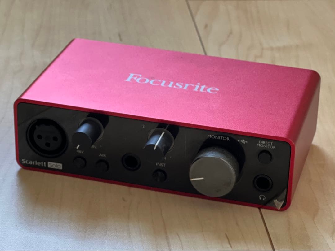Focusrite Scarlett Solo 3rd Gen 【箱無し】