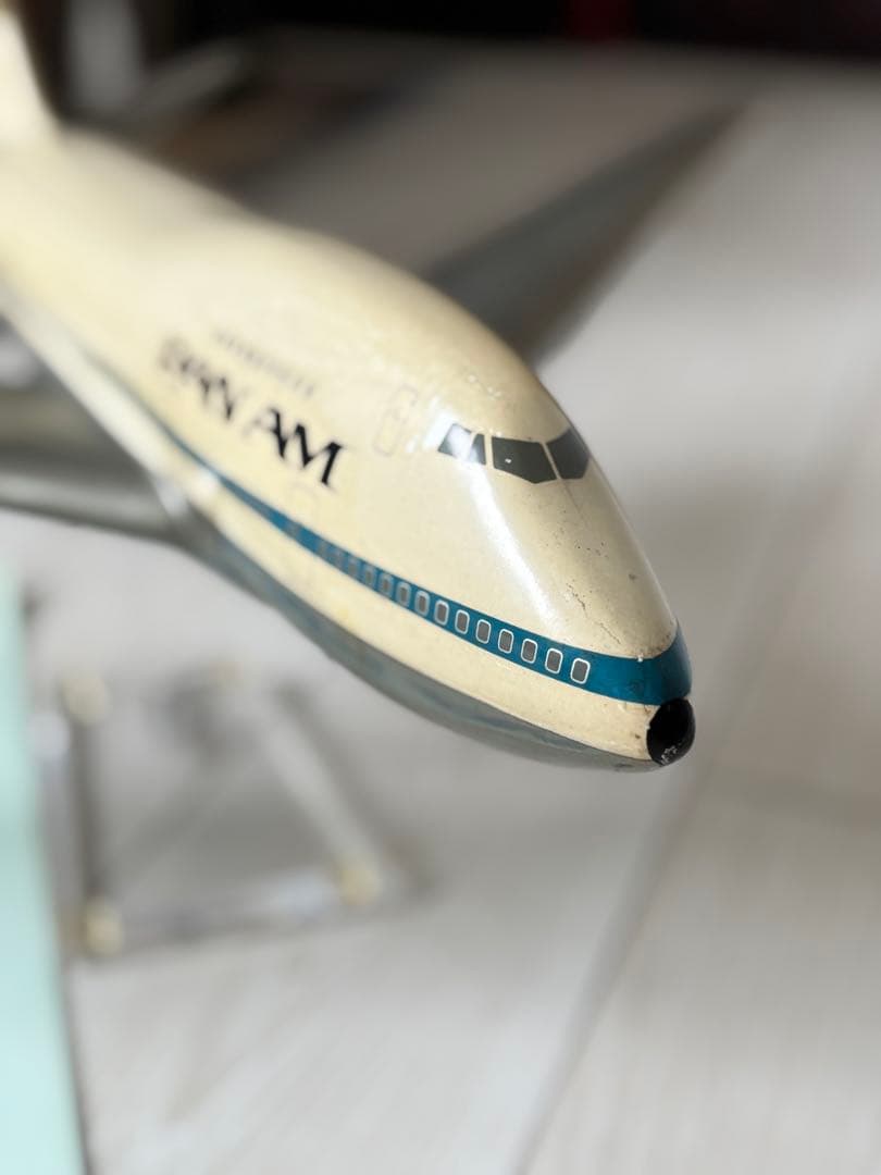 PAN AM ヴィンテージ 747SP 飛行機模型 社内展示用 全長55センチ！