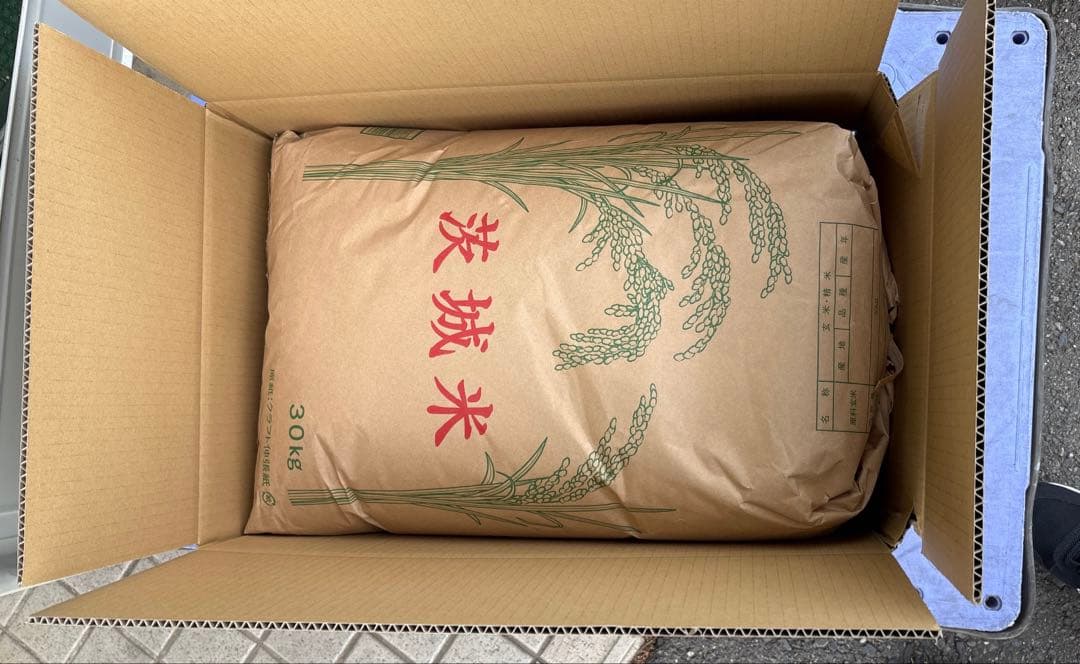 茨城県産　令和7年コシヒカリ　玄米　30kg 冷蔵庫保管 農家直送