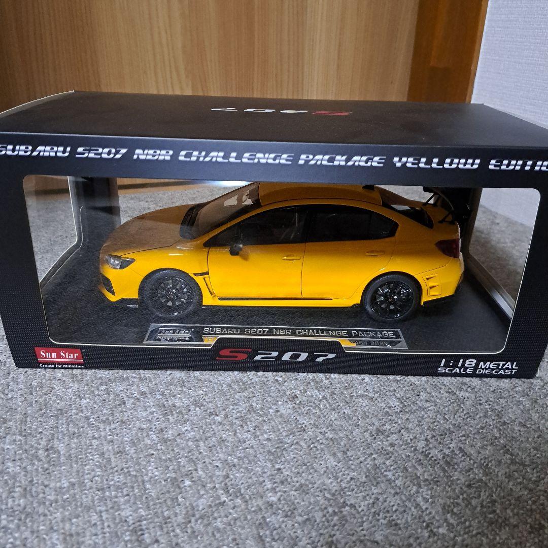 ミニカー WRX STI S207 NBR Challenge Package 1:18
