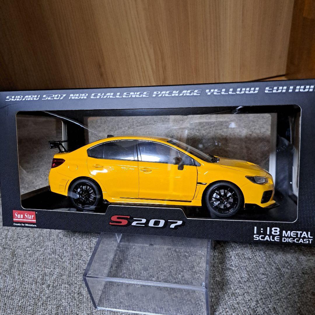 ミニカー WRX STI S207 NBR Challenge Package 1:18