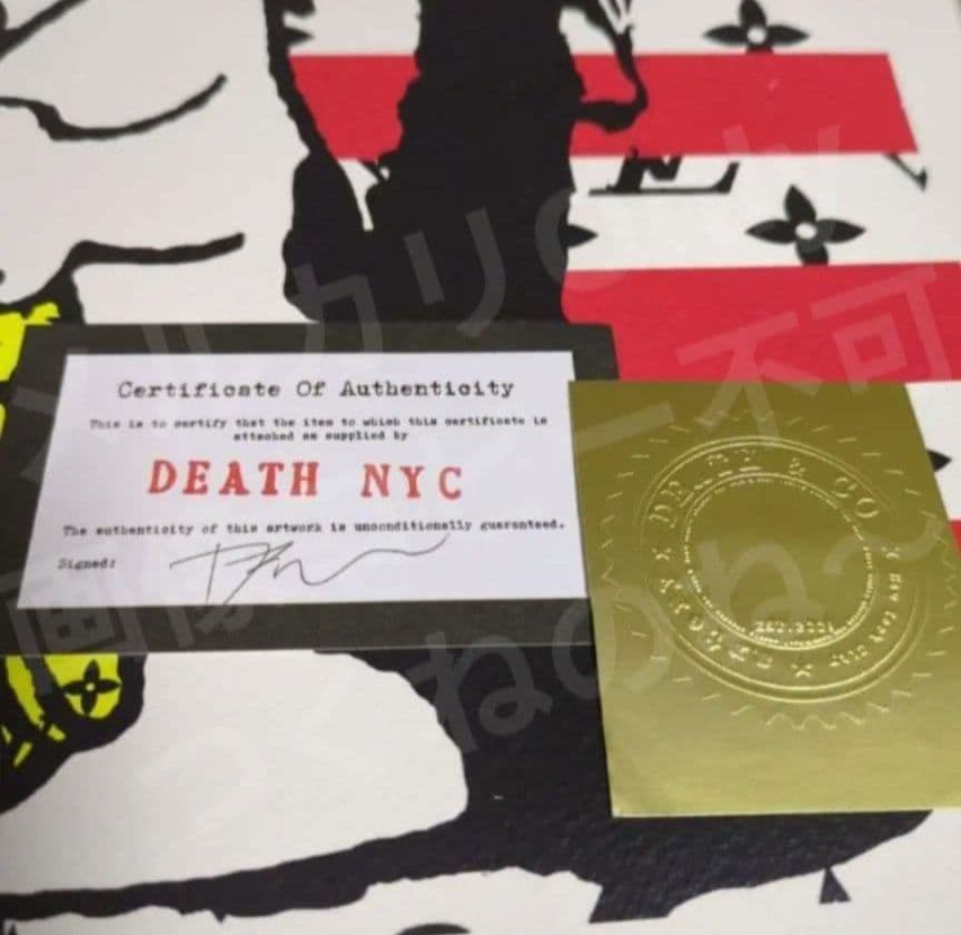 アートポスター DEATH NYC スヌーピー サックス 希少 A3サイズ 絵画