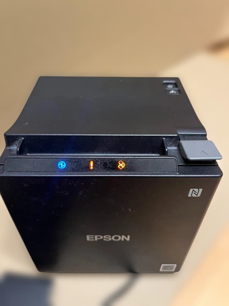 通電確認 EPSON TM-m30 M335B レシートプリンター+純正コード