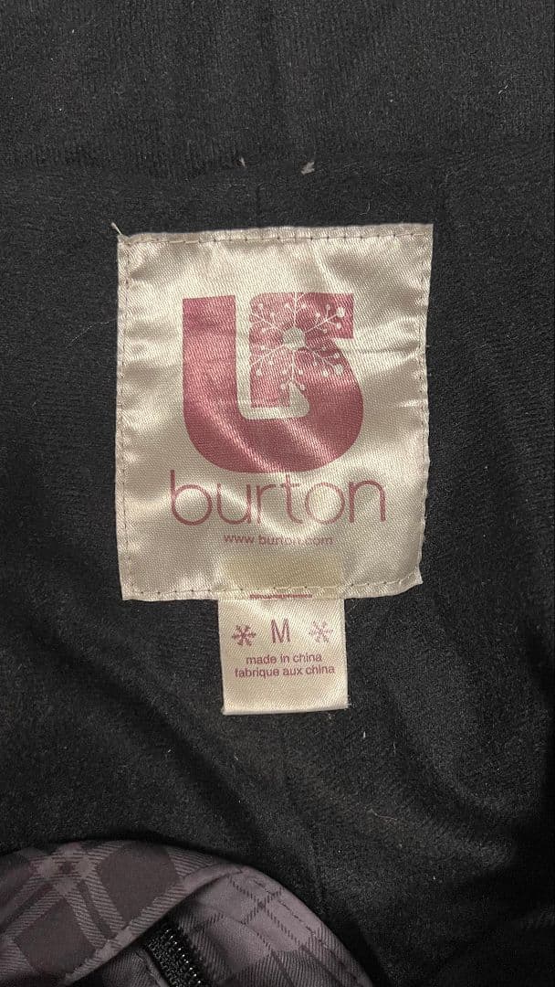 Burton スノーボードウェア M チェック柄