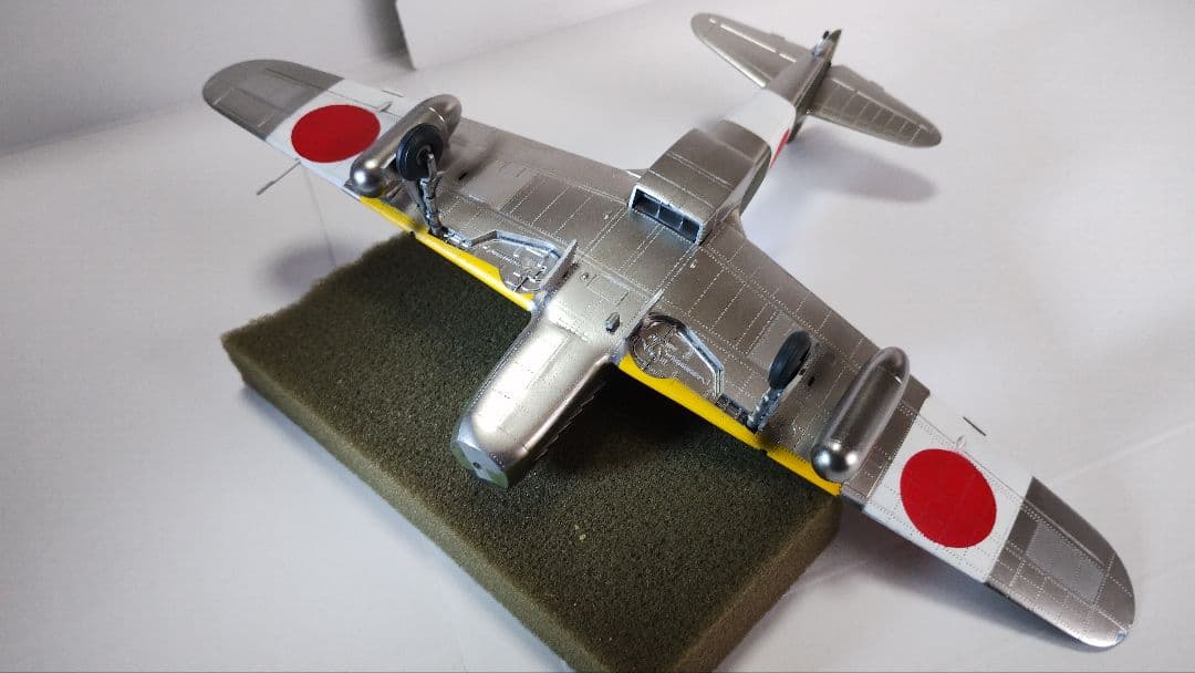 プラモデル完成機　1/48　川崎三式一型戦闘機　飛燕