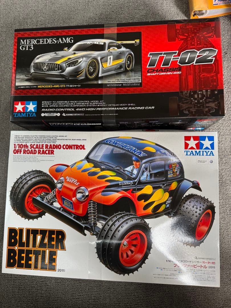 ホビーラジコン TAMIYA MercedesAMG GT3 & Blitzer Beetle