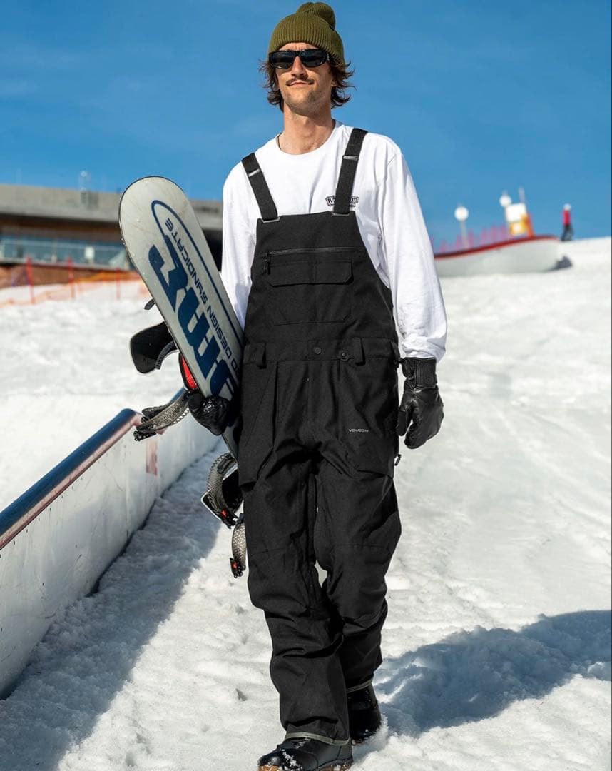 VOLCOM Mens Roan Bib Overalls Black ビブ