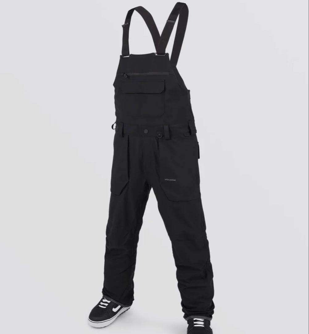 VOLCOM Mens Roan Bib Overalls Black ビブ